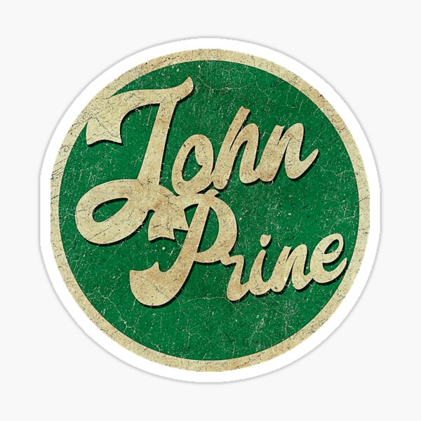 "John Prine retro vintage" Sticker for Sale by HabbyArtz | Redbubble