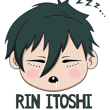 "Itoshi Rin - Blue Lock Chibi" Sticker for Sale by Hvmanerror | Redbubble