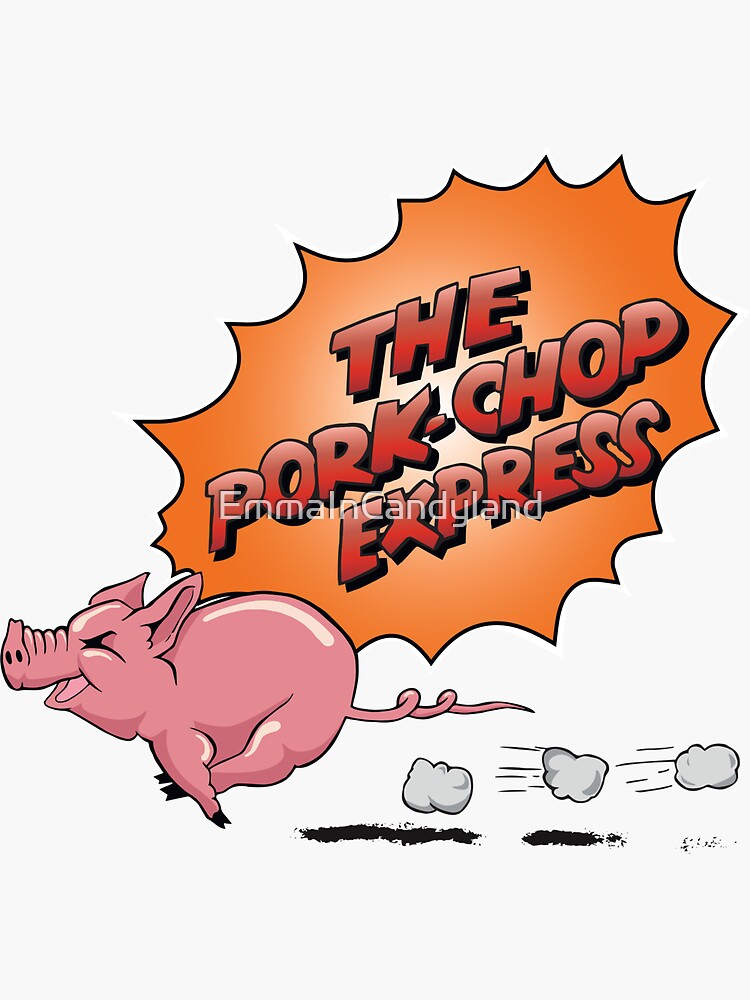 "The Pork-Chop Express Jack Burton" Sticker for Sale by EmmaInCandyland ...