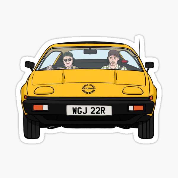 "Detectorists - Lance & Andy - TR7 - DMDC" Sticker for Sale by wo0ze ...
