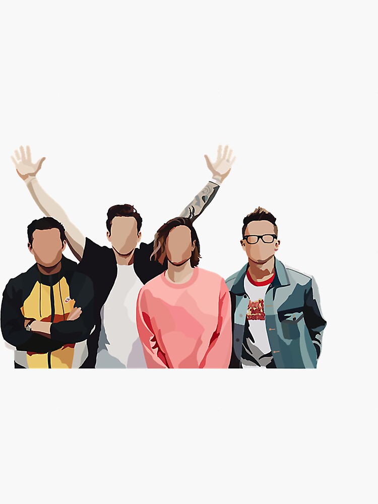 "McFly Band Print" Sticker for Sale by TeeyoutuneFinds | Redbubble