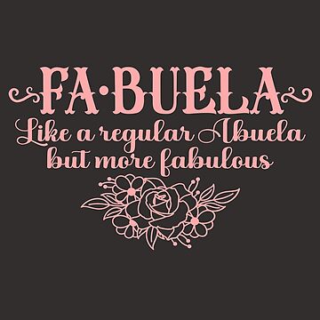"Fabuela Abuela Grandma " Sticker for Sale by Colorfulman | Redbubble