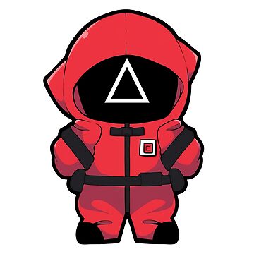 "Squid Game Soldier - Guard Triangle" Sticker for Sale by Bebichic ...