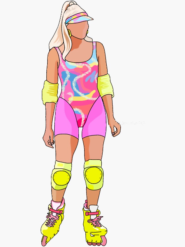 "Margot Robbie Barbie " Sticker for Sale by TheTeeBy | Redbubble