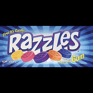 "Razzles Candy from 13 Going On 30" Sticker for Sale by krishivbonne ...