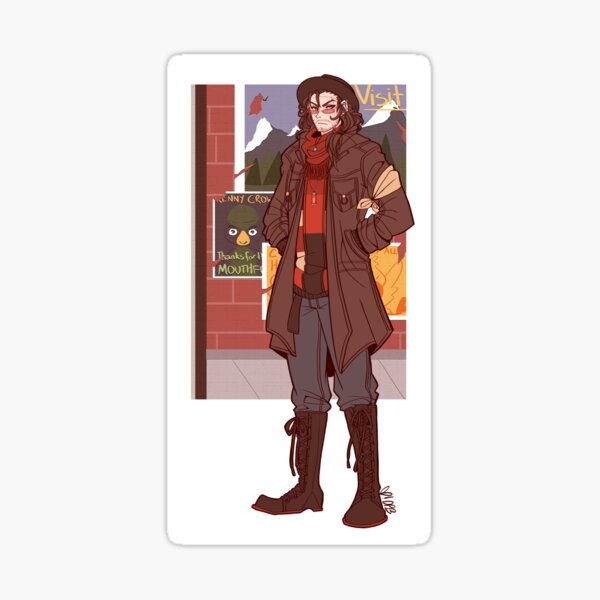 "Street Fashion Gladio" Sticker by DaPandaBanda | Redbubble