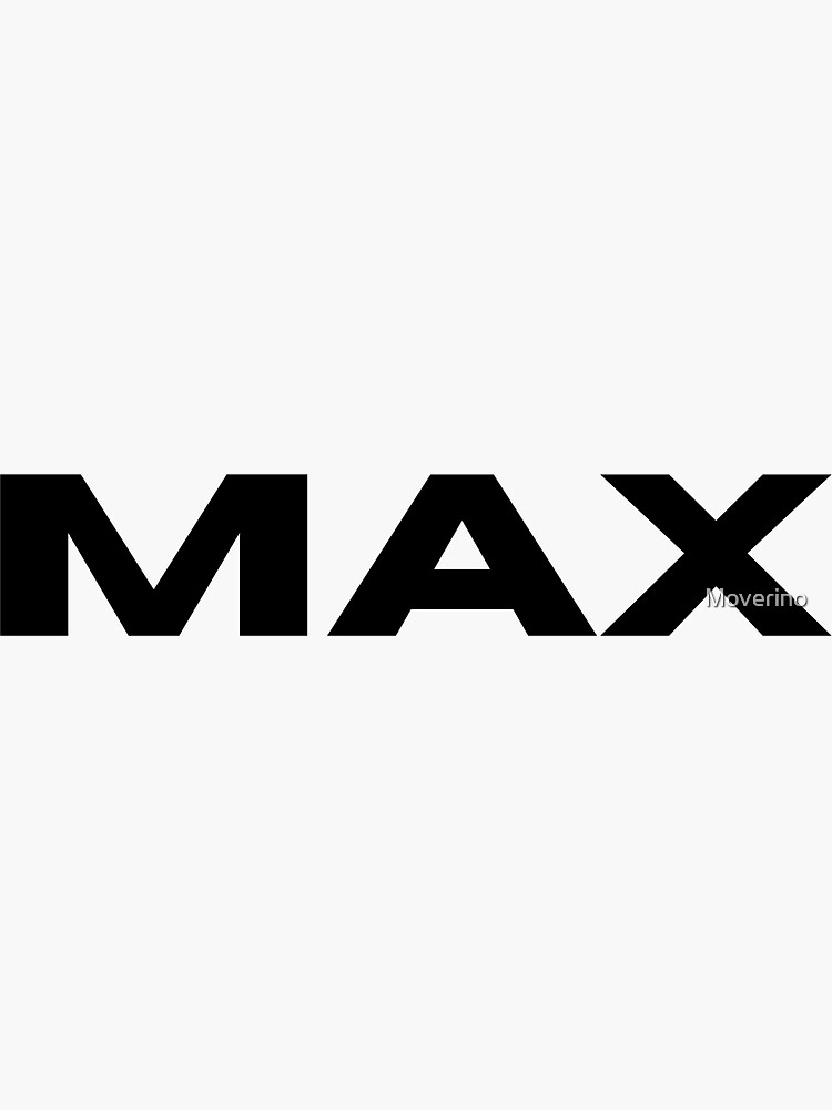 "Discover the Max Sticker - a must-have for all Max fans out there ...