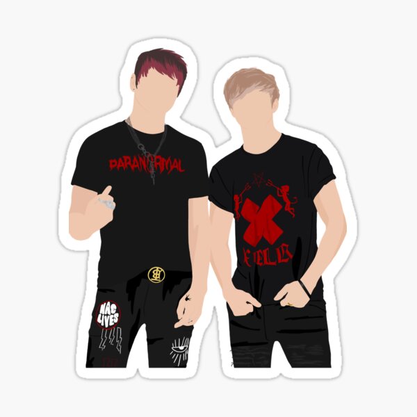 "Sam and Colby" Sticker for Sale by montybradford | Redbubble