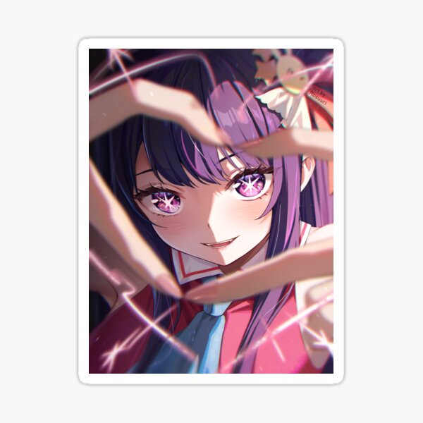 "Oshi no ko" Sticker for Sale by niclausM | Redbubble