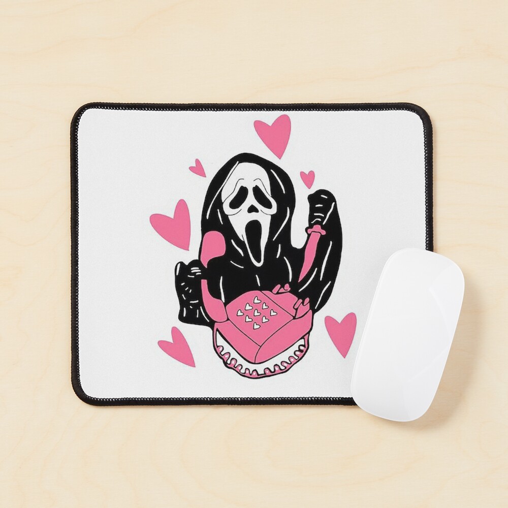"PINK GHOSTFACE" Sticker for Sale by jordashianb87 | Redbubble