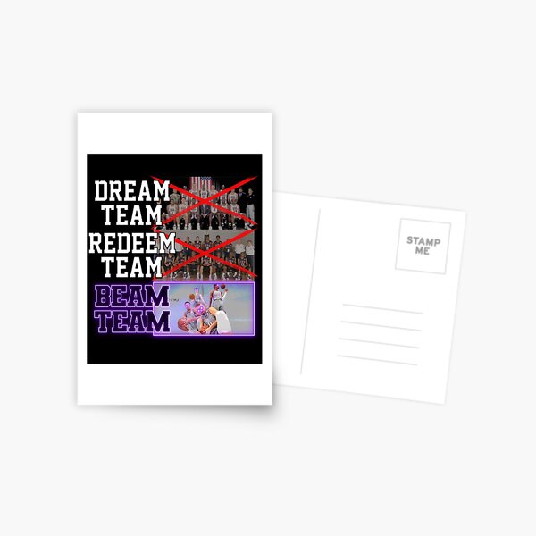 "Beam Team - Funny Sacramento Kings Basketball Meme" Postcard for Sale ...