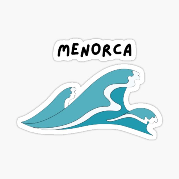 "Menorca balearic island Spain " Sticker for Sale by Sanaura | Redbubble