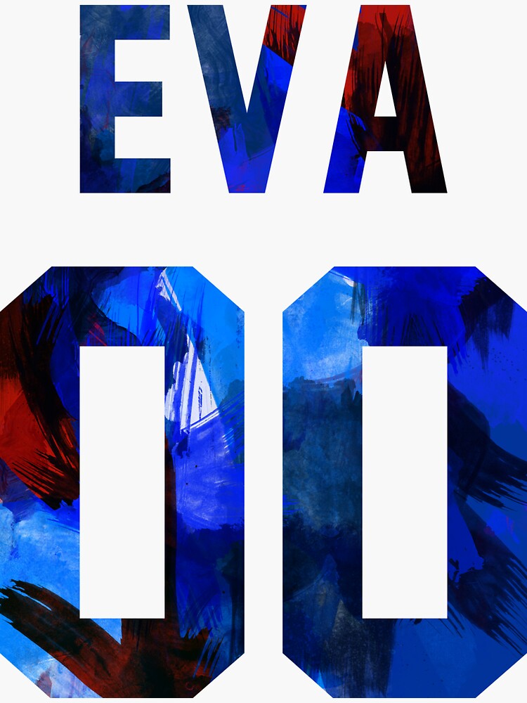 "EVA-00 (Neon Genesis Evangelion)" Sticker for Sale by ashplus | Redbubble