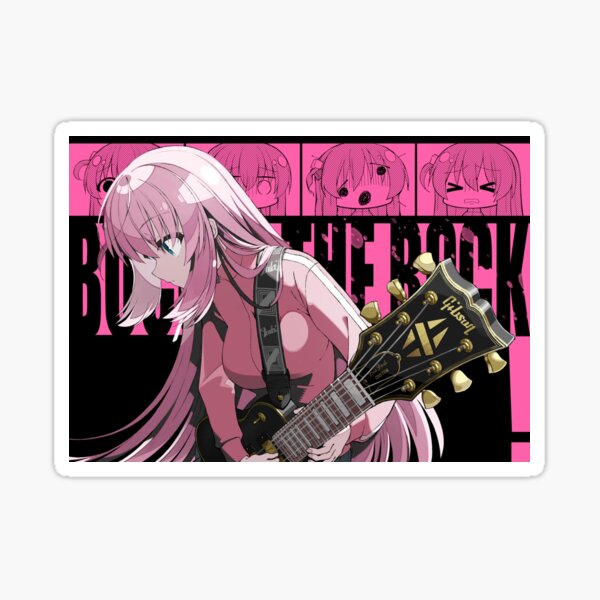 "Bocchi The Rock" Sticker for Sale by MiyDesign | Redbubble