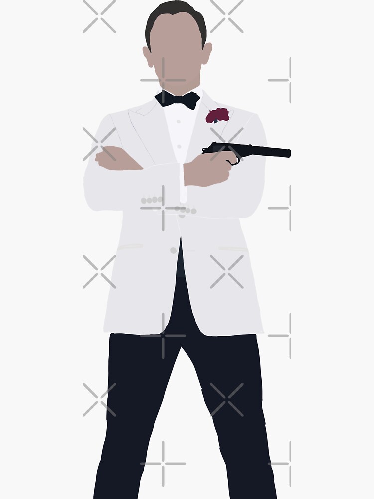 "Spectre Daniel Craig" Sticker for Sale by JRS-Designs | Redbubble