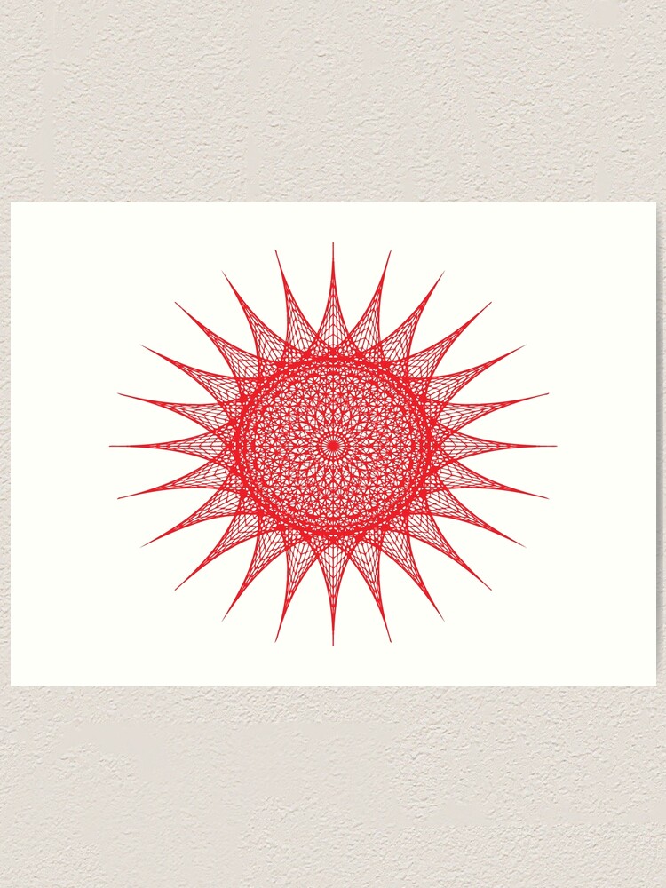 "RED STRING ART Abstract Art" Art Print for Sale by BruceALMIGHTY ...