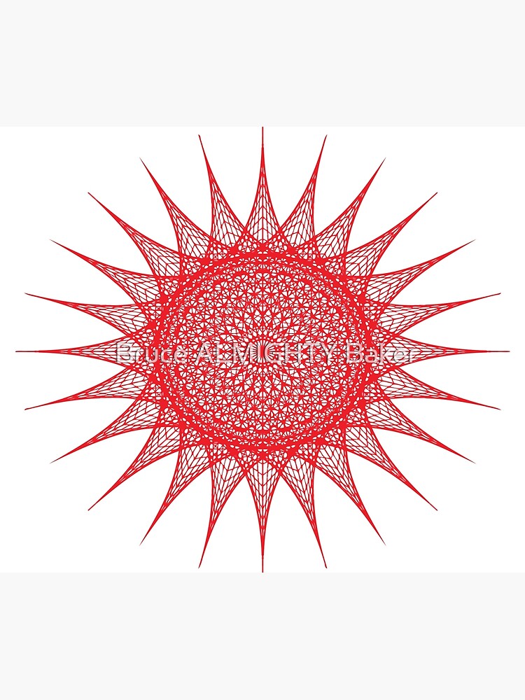 "RED STRING ART Abstract Art" Art Print for Sale by BruceALMIGHTY ...