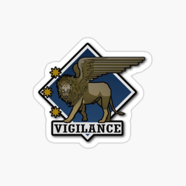 "Vigilance" Sticker by Adamanda | Redbubble