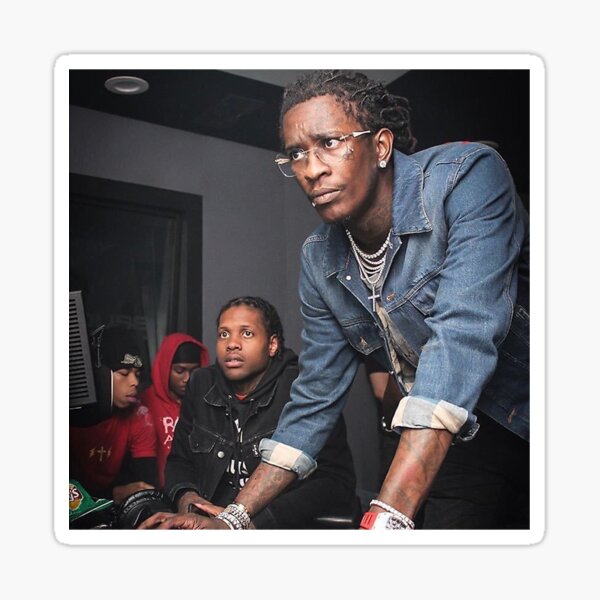 "Young Thug Computer" Sticker for Sale by KendrickCaseyB | Redbubble