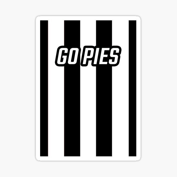 "Go Pies" Sticker for Sale by Amit D | Redbubble