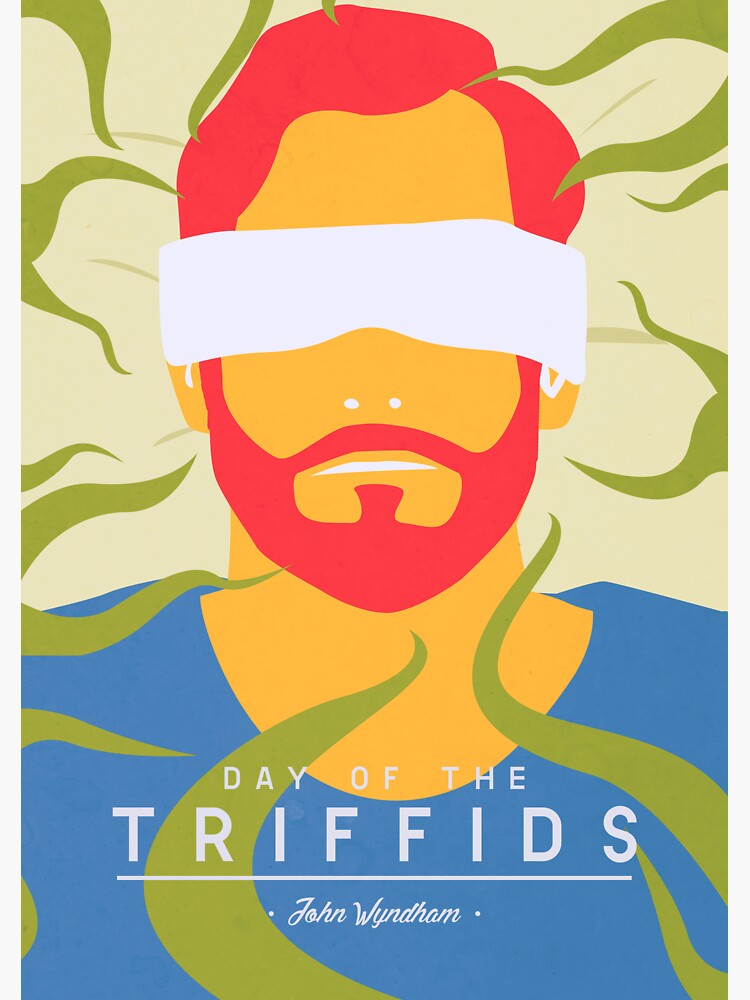 Pegatina «Día del diseño Triffids» de DouglasWallace | Redbubble