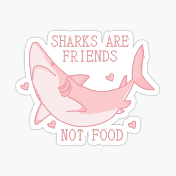 "Anti Shark-Finning " Sticker for Sale by thotfulgrapes | Redbubble