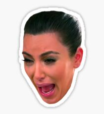Kim Kardashian Crying Stickers | Redbubble