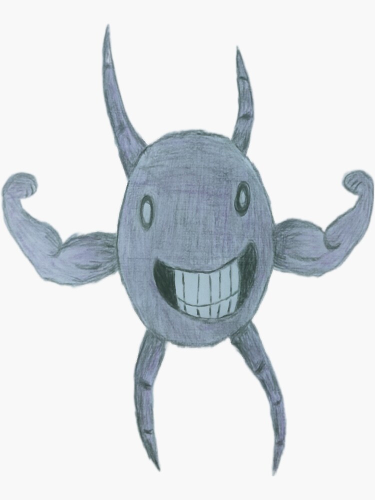 "Roblox doors game monster Screech [hand drawing]" Sticker for Sale by ...