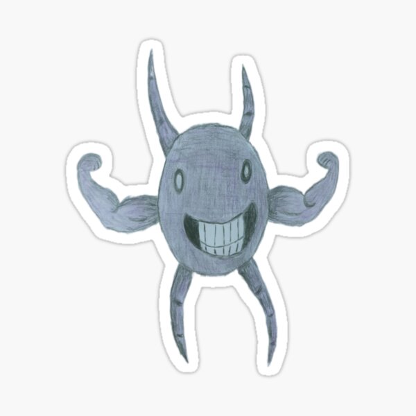 "Roblox doors game monster Screech [hand drawing]" Sticker for Sale by ...