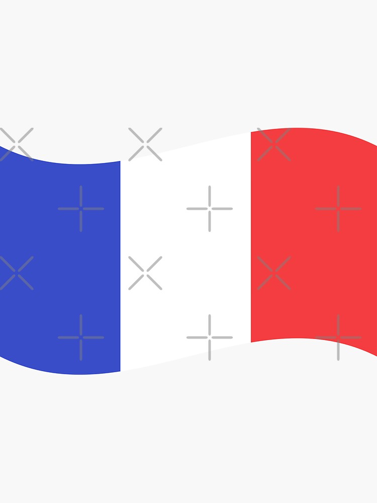 "French Flag" Sticker for Sale by MelissaSaunders | Redbubble