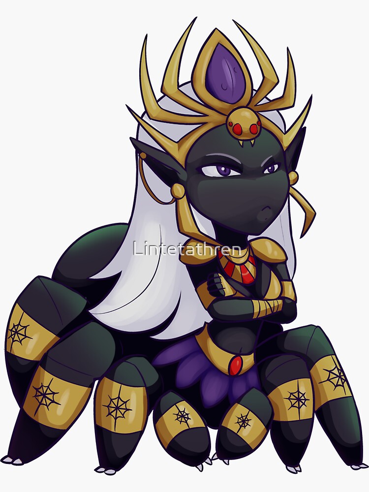 "Chibi Lolth" Sticker for Sale by Lintetathren | Redbubble