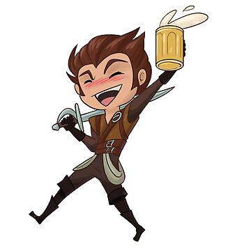 "Chibi Cayden Cailean" Sticker for Sale by Lintetathren | Redbubble