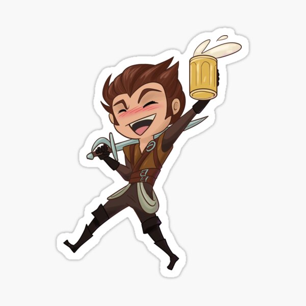 "Chibi Cayden Cailean" Sticker for Sale by Lintetathren | Redbubble