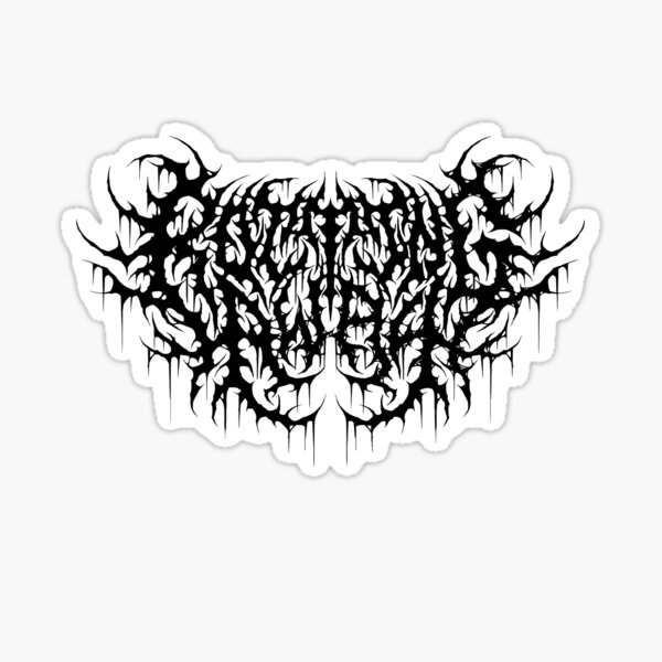 "ROTTING AWAY logo" Sticker by ClexStudio | Redbubble