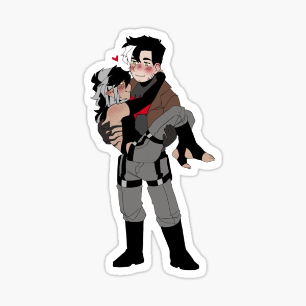 "Jason and Misha" Sticker for Sale by Boredom-inc | Redbubble