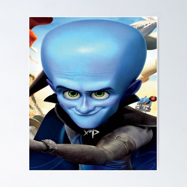 "Art - Megamind" Poster for Sale by yusefkime | Redbubble