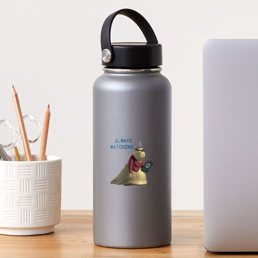 "Always watching" Sticker for Sale by hannabtti | Redbubble