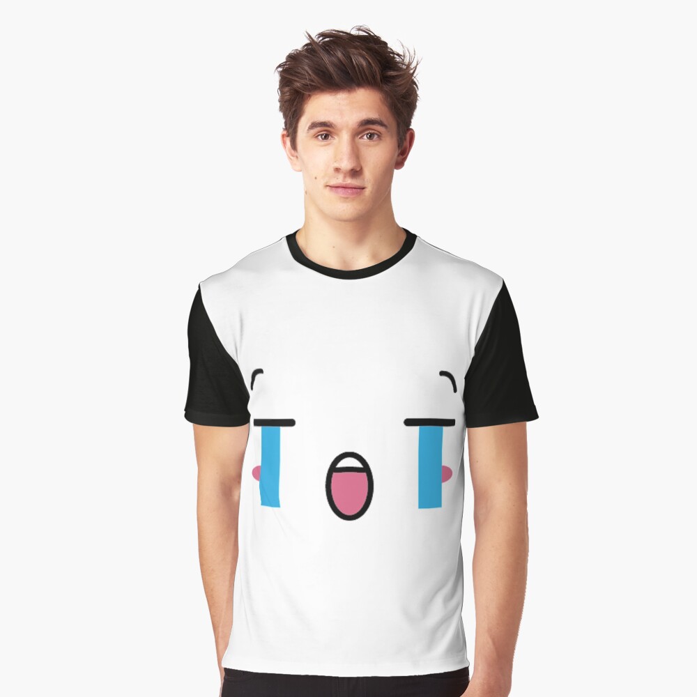 "Roblox Cry Face " Sticker for Sale by braelyncollettt | Redbubble