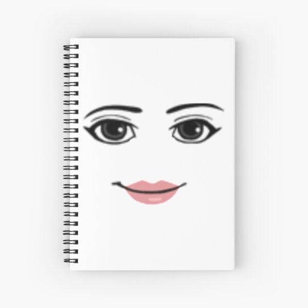 "Roblox Default Female Face Smirking Smiling Meme " Journal for Sale by ...