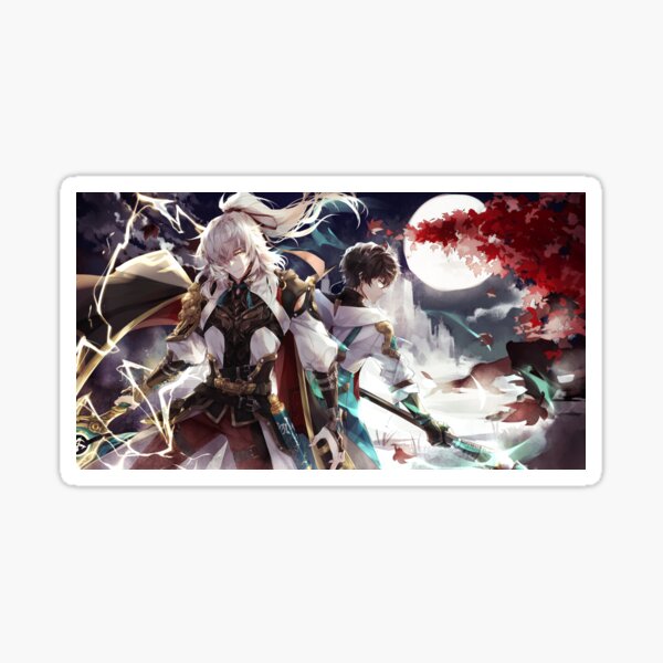 "Honkai Star Rail Blade and Jing Yuan" Sticker for Sale by UDLawArt ...