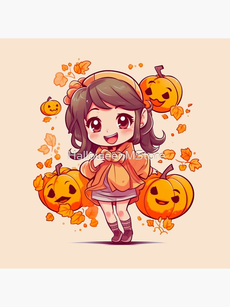 "Falling for Adorable Chibi Characters: Happy Fall Images to Warm Your ...