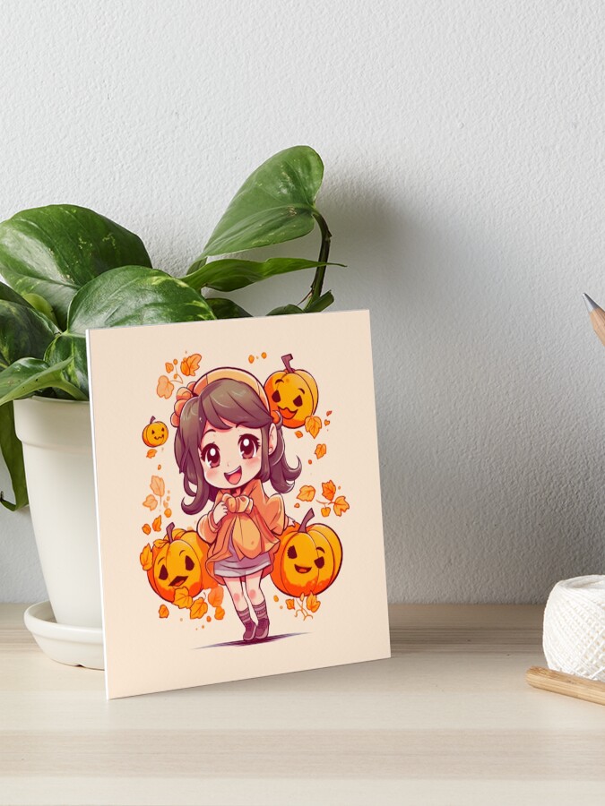 "Falling for Adorable Chibi Characters: Happy Fall Images to Warm Your ...