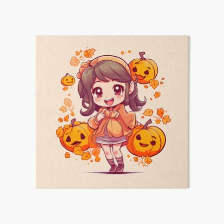 "Falling for Adorable Chibi Characters: Happy Fall Images to Warm Your ...