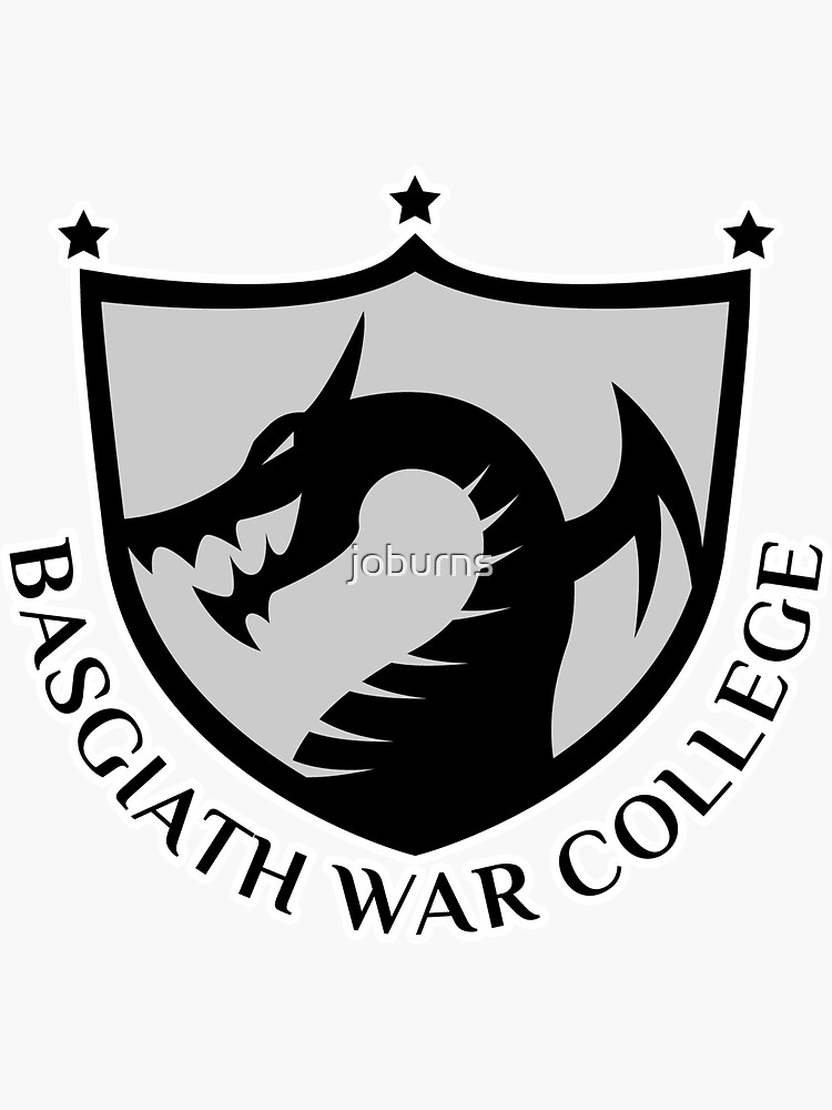 "Fourth Wing - Basgaith War College Logo" Sticker for Sale by joburns ...