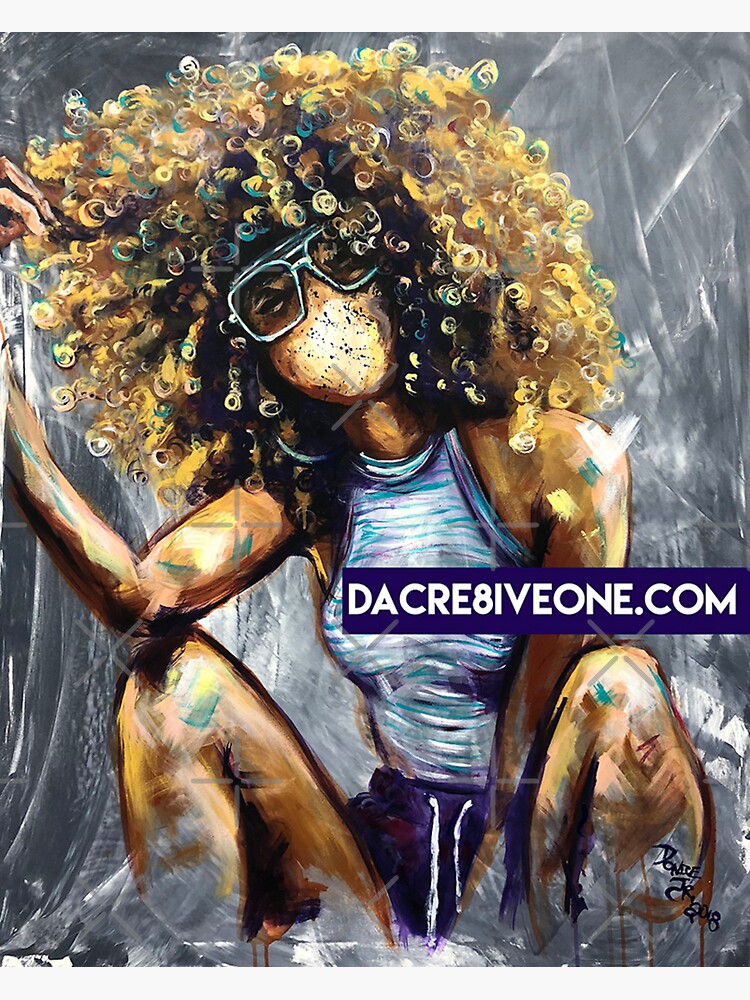 "Naturally Nia STICKER " Sticker for Sale by DaCre8iveOne | Redbubble