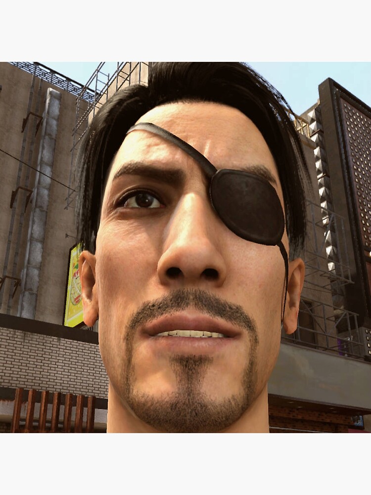 "Goro Majima" Pillow for Sale by StillSomebody | Redbubble