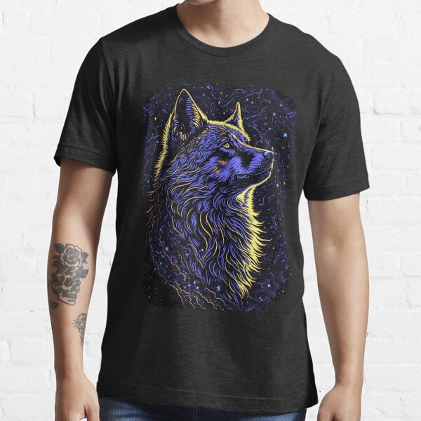 "Majestic Wolf" T-shirt for Sale by Xhevahir | Redbubble | majestic ...
