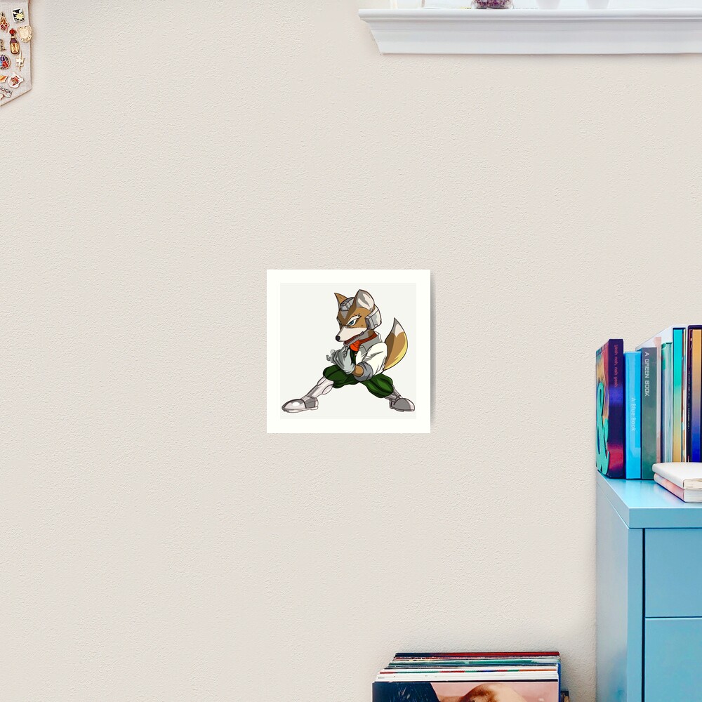 "SSBM Fox Taunt(Neutral)" Sticker for Sale by ElRaziArt | Redbubble