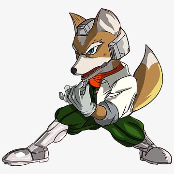 "SSBM Fox Taunt(Neutral)" Sticker for Sale by ElRaziArt | Redbubble