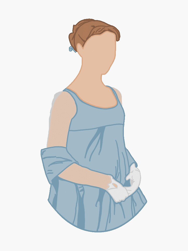 "Daphne Bridgerton Sticker" Sticker for Sale by HappilyEverAbi | Redbubble